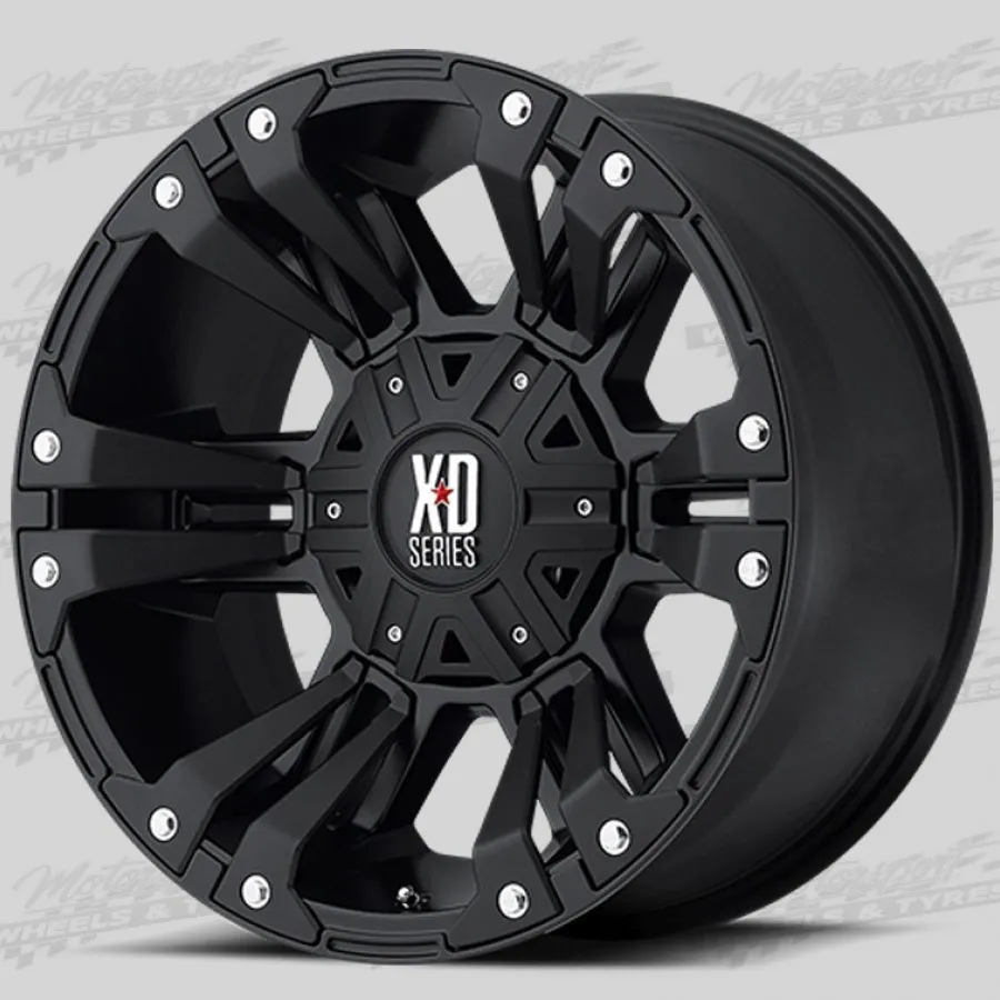 AGRTYRES || KMC MONSTER XD2 20X9 6/114.3 18P MATT BLACK